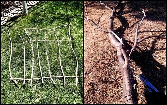 How to Make Your Own Rustic Trellis DIY