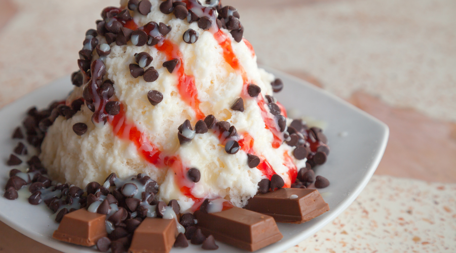 How to Make Snow Ice Cream