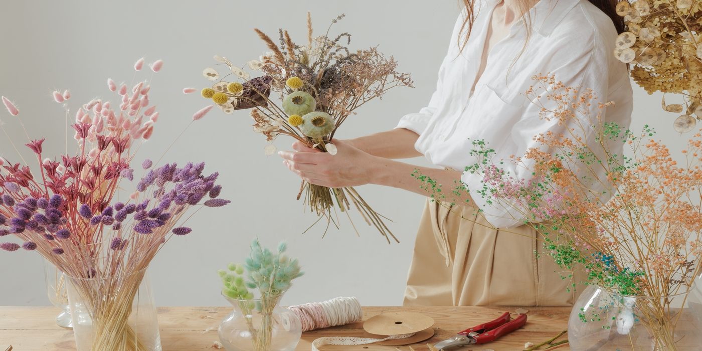 The Art and Benefits of Creating Dried Flower Bouquets