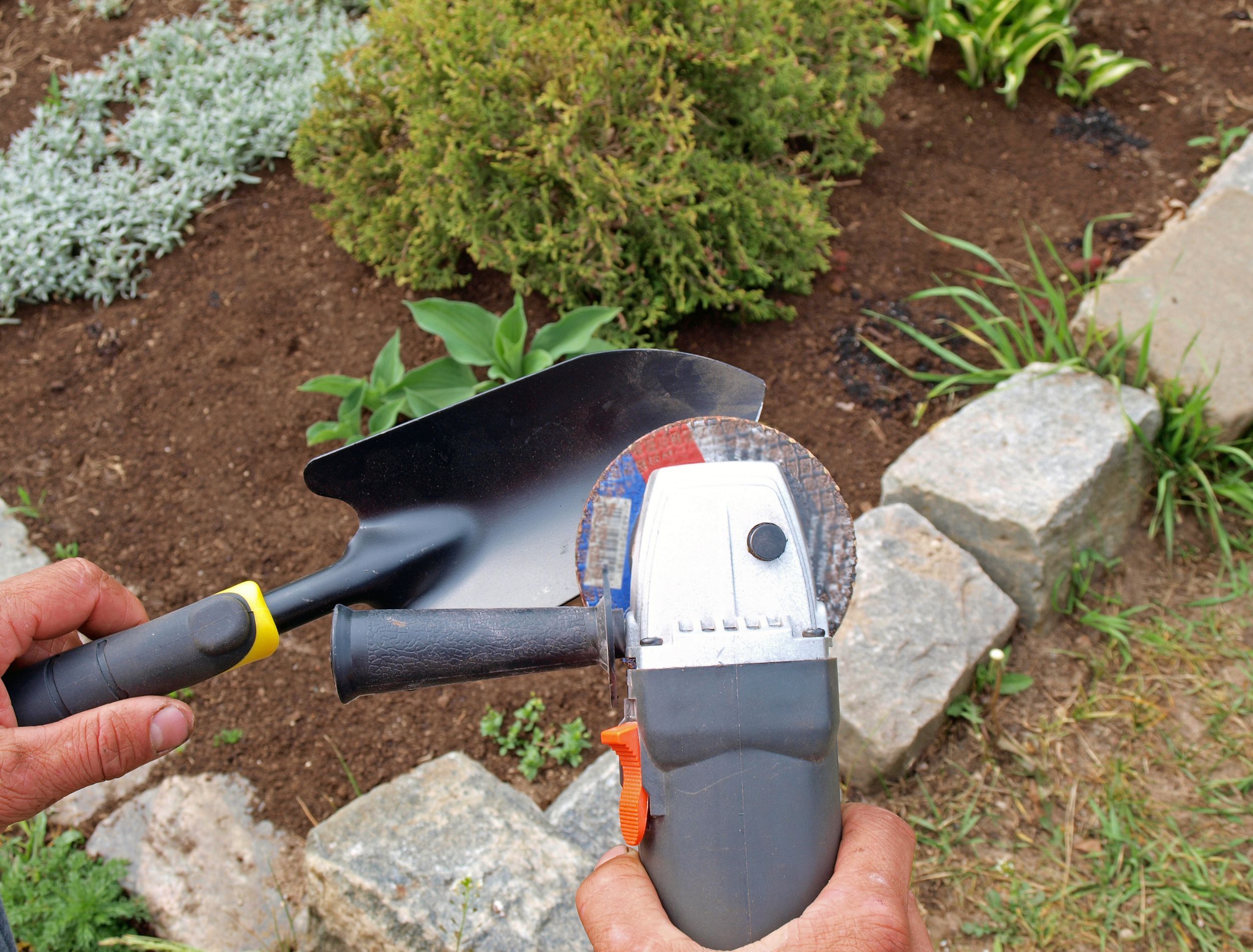 Sharpening garden tools store