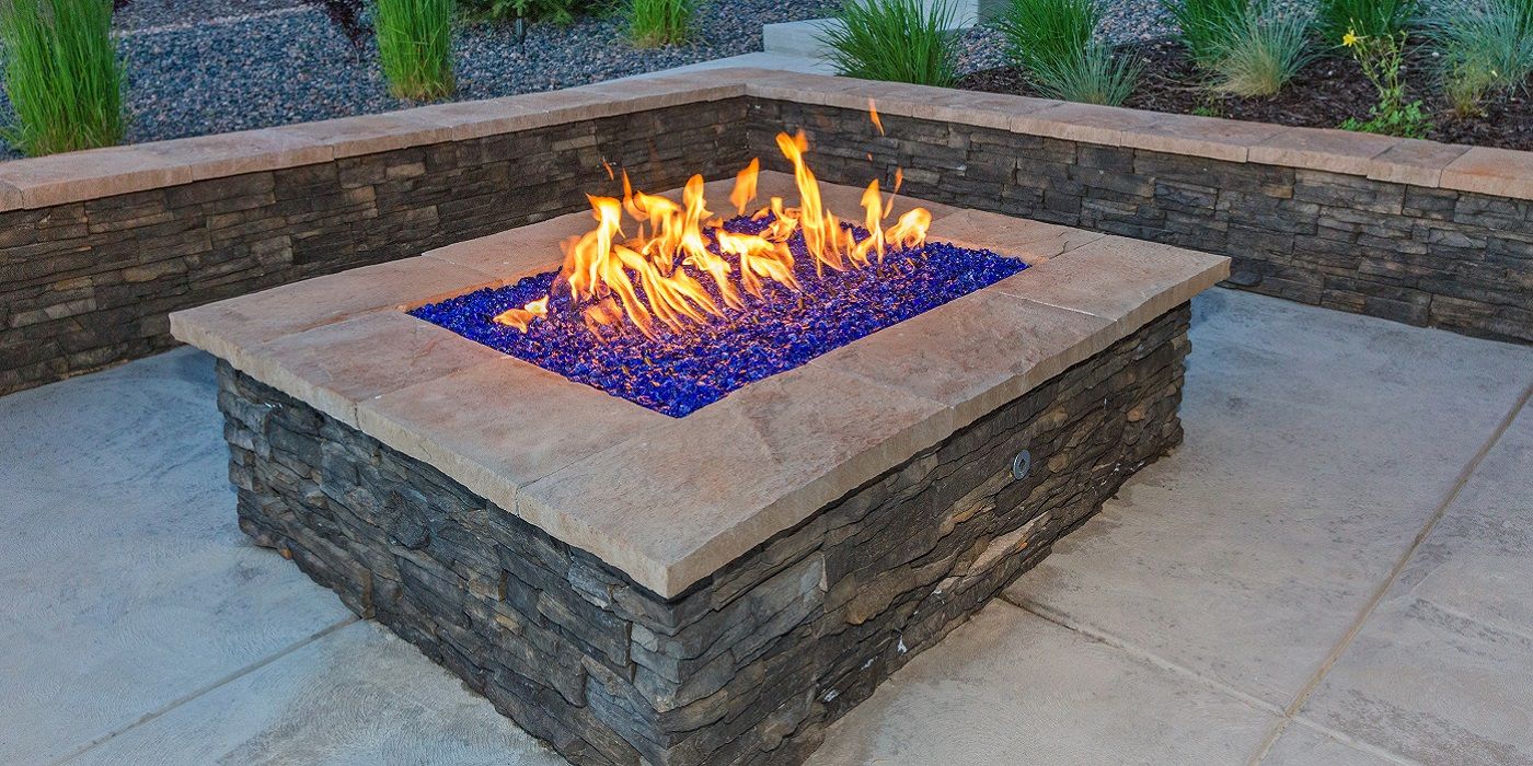 Add a Stone Fire Pit to the Backyard
