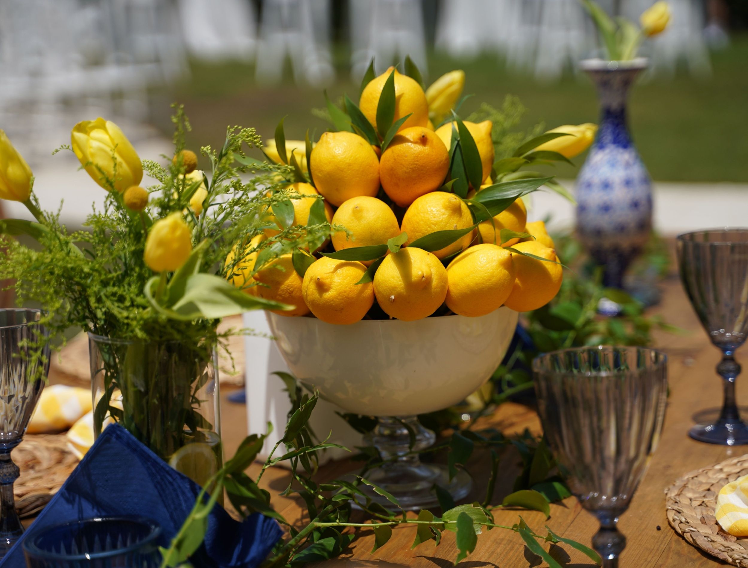 Lemon wedding centerpieces 60 photos - Vianawedding.com